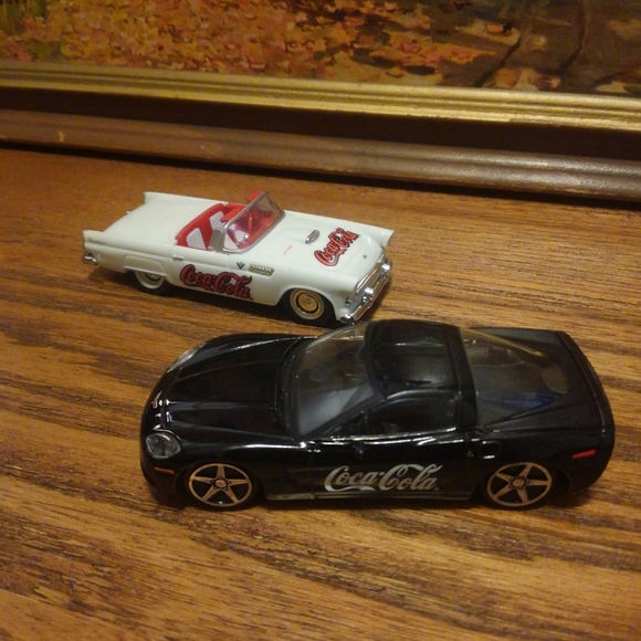 Coca Cola | Toys | Cocacola Cars Toy Model Display Corvette 955 ...